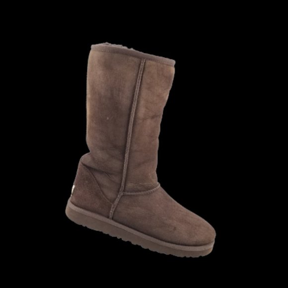 UGG | Shoes | Ugg Classic Boots Tall 585 Brown Suede Leather Womens Size W6 | Poshmark